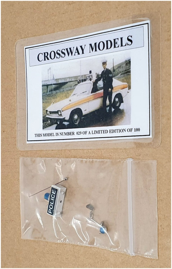 Crossway Models 1/43 Scale CP17 - Ford Capri 3Ltr. Manchester & Salford ...