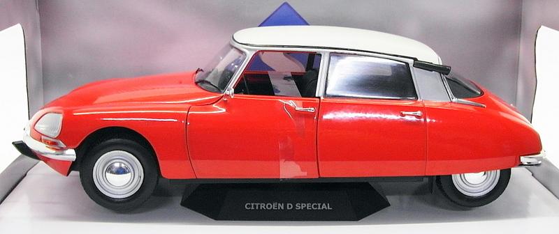Solido 1/18 Scale Model Car S1800702 - 1972 Citroen D Special - Red ...